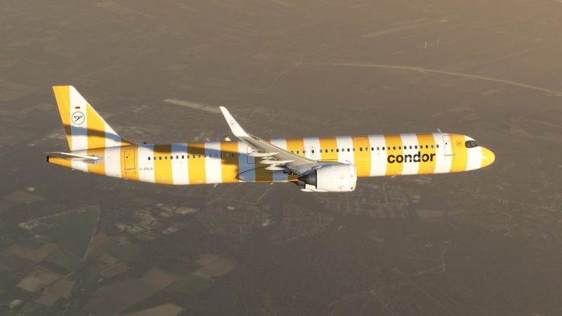 LatinVFR Airbus A321neo LR PW Condor Airlines D-ANLA for Microsoft ...