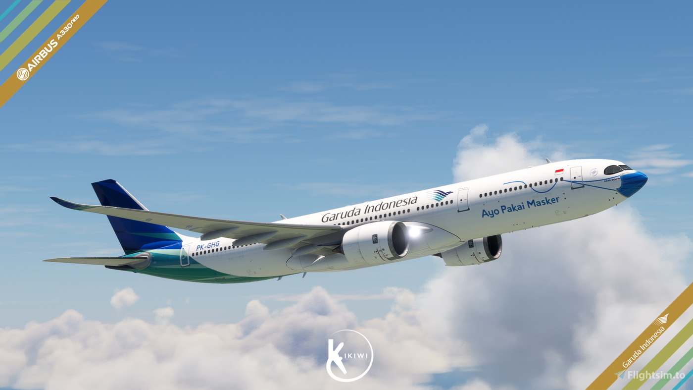 LatinVFR Airbus A330-900neo Garuda Indonesia PK-GHG 4K & 8K pro ...