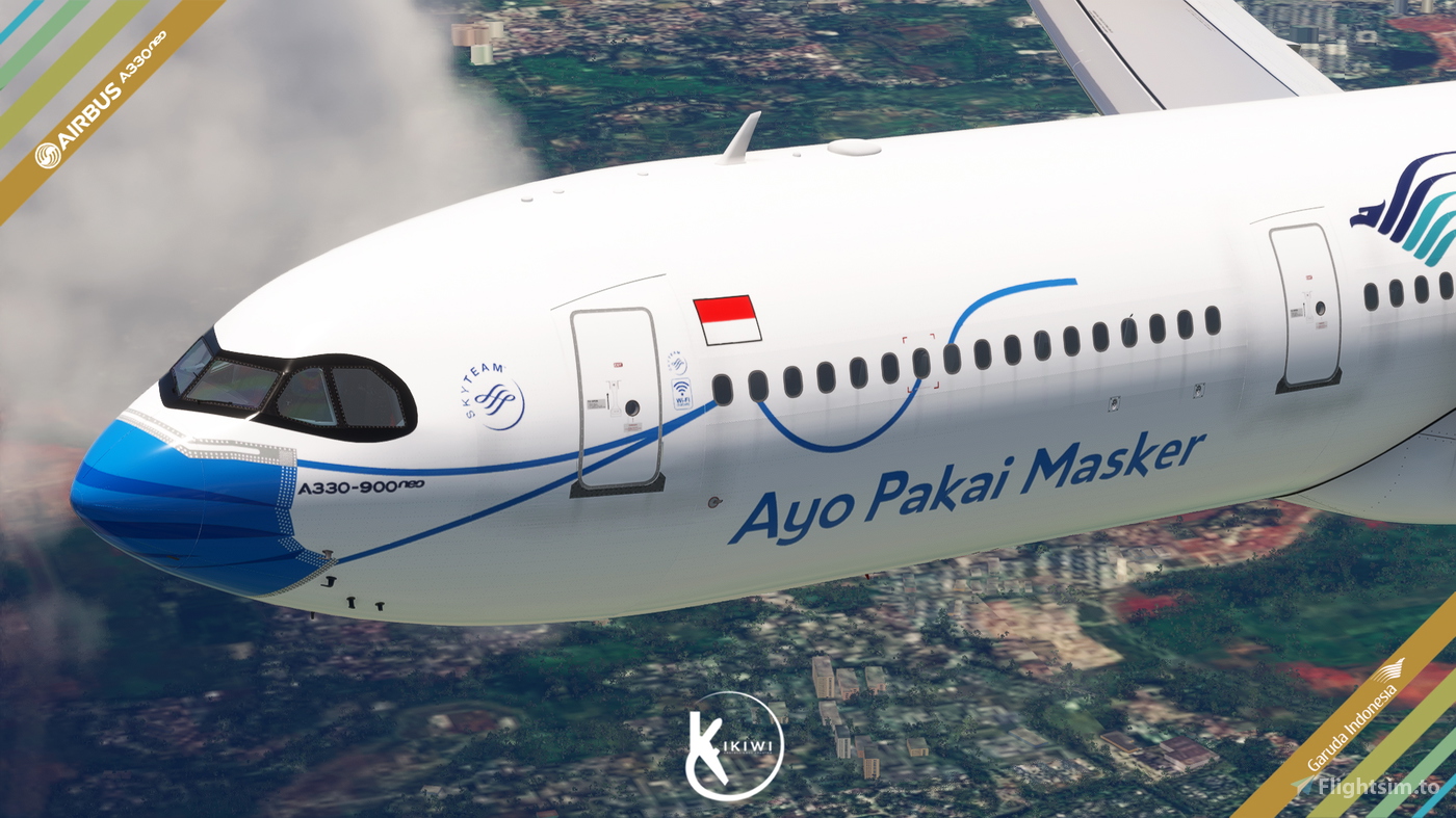 LatinVFR Airbus A330-900neo Garuda Indonesia PK-GHG 4K & 8K pro ...