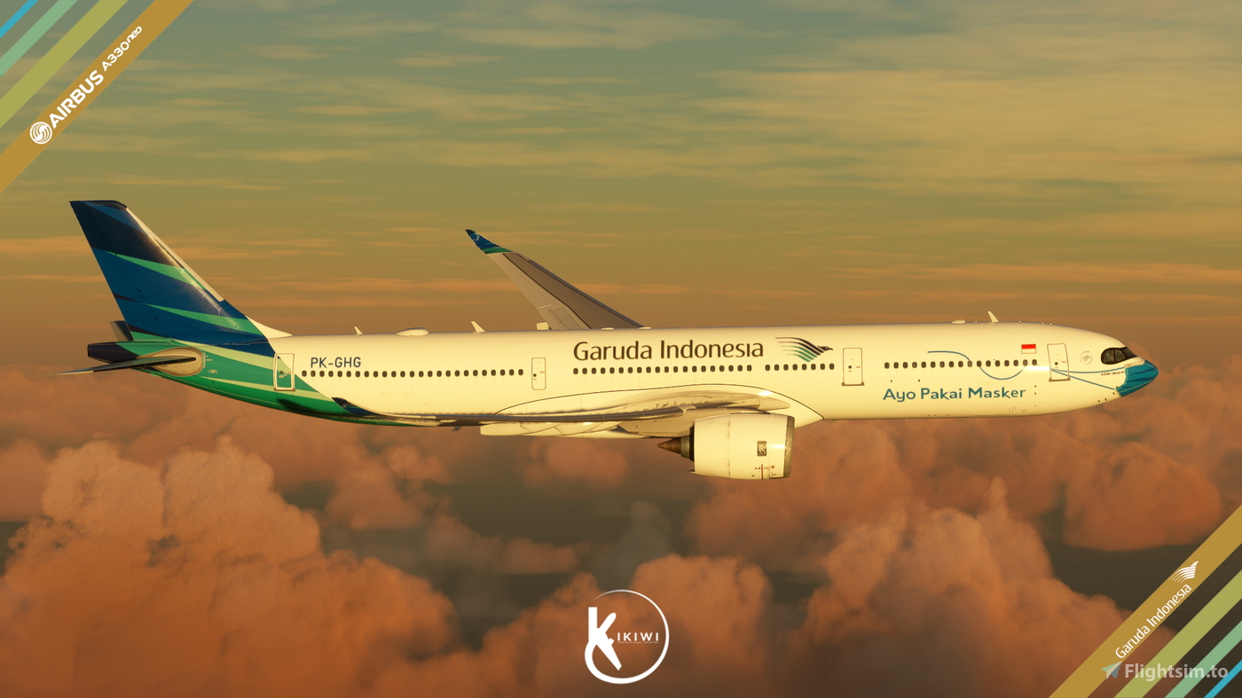 LatinVFR Airbus A330-900neo Garuda Indonesia PK-GHG 4K & 8K pro ...
