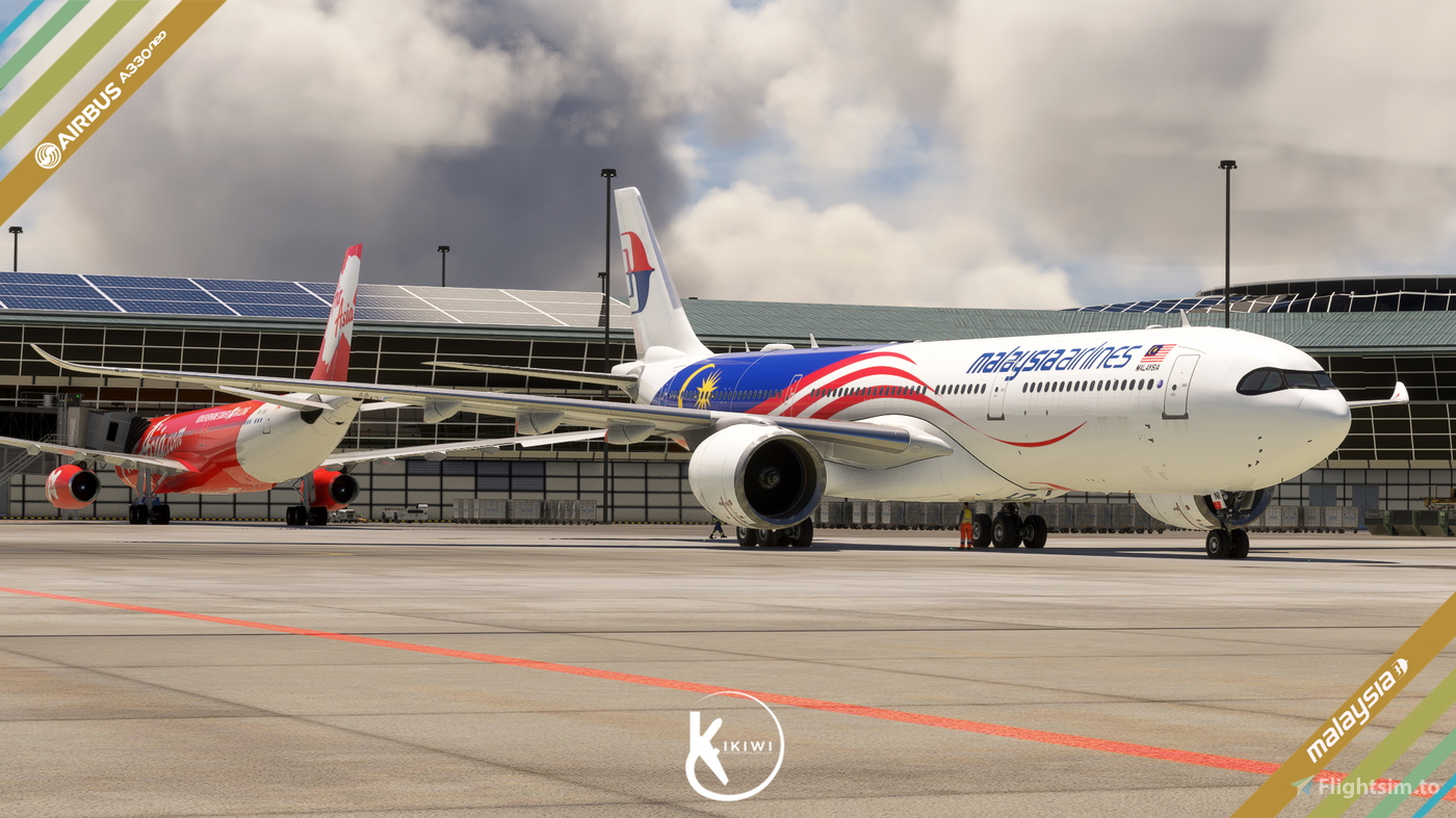 LatinVFR Airbus A330-900neo Malaysia Airlines "Negaraku" Livery 9M-MNI 4K & 8K for Microsoft ...