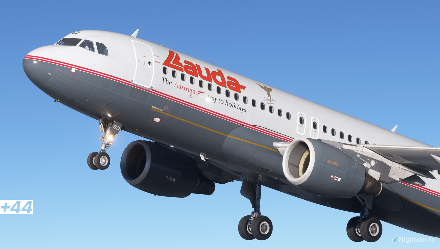 Lauda Air (OE-LBQ) Fenix A320 - 8K for Microsoft Flight Simulator | MSFS