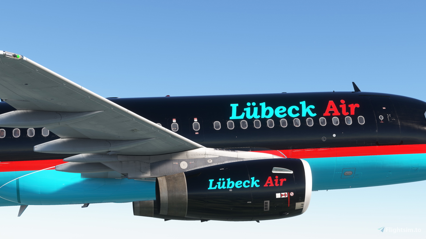 LübeckAir (LUB) Fenix A319 V2 IAE for Microsoft Flight Simulator | MSFS