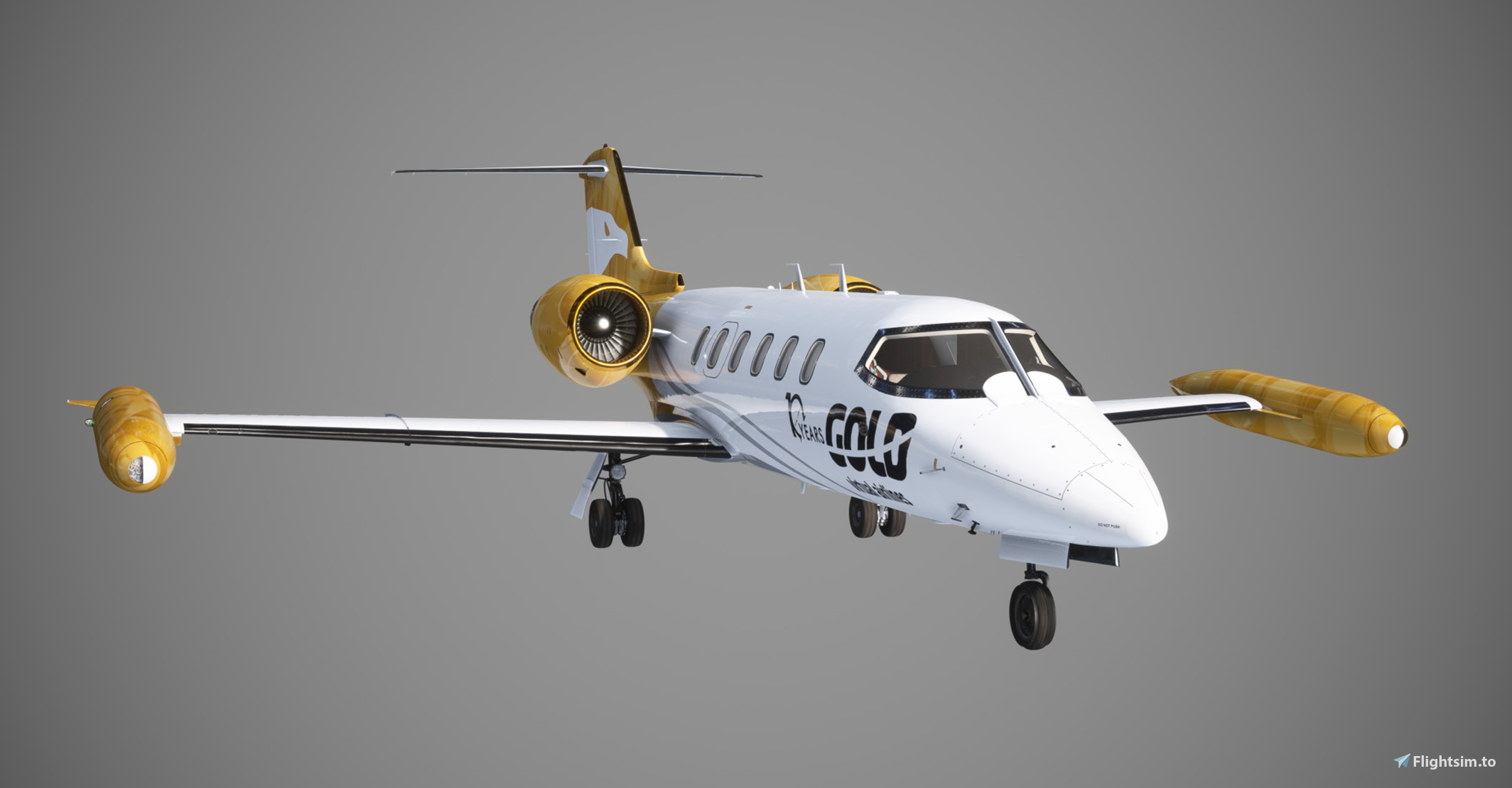 Learjet 35A 10 Anos - Gold Virtual Airlines - MSFS Add-on - Flightsim.to