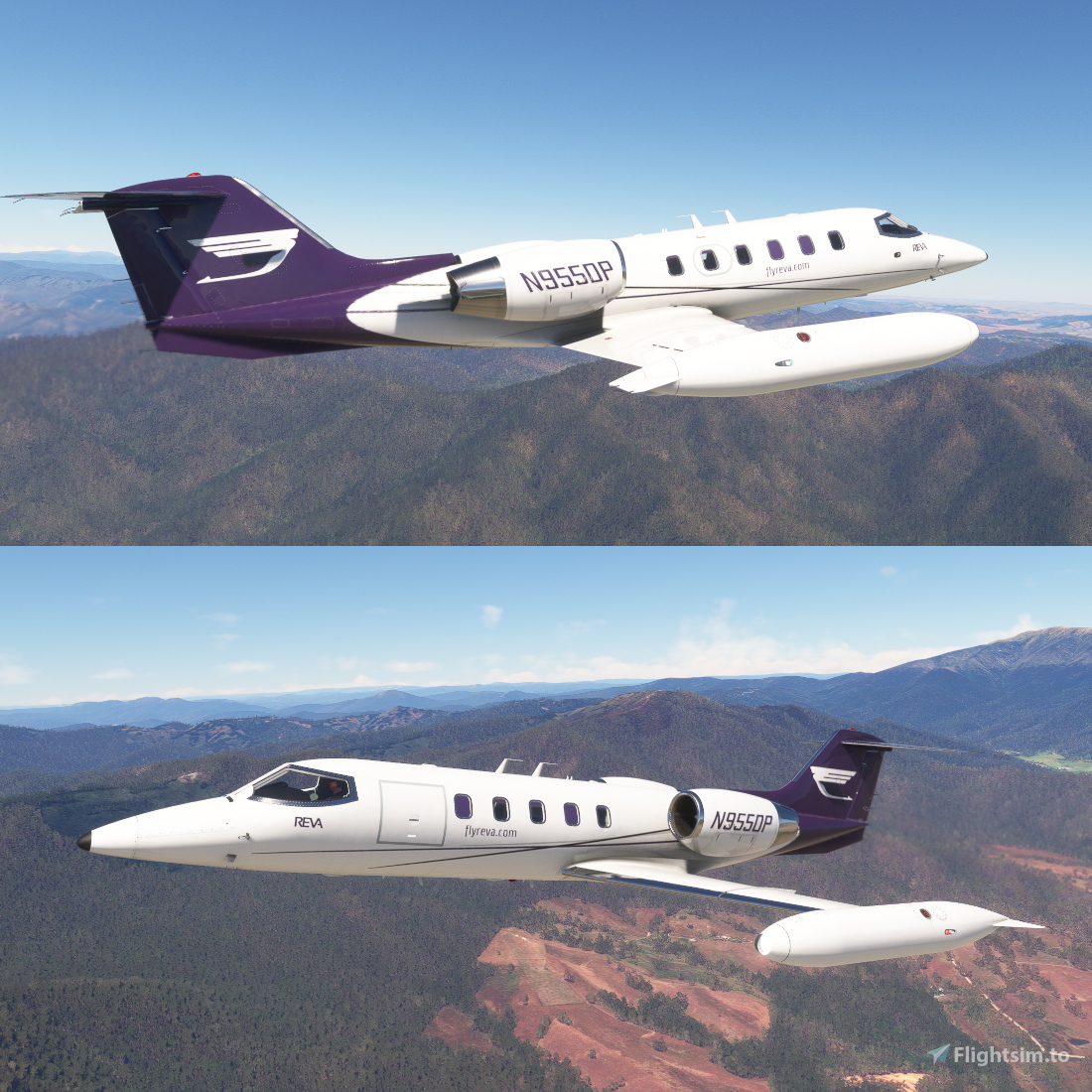 Learjet 35A REVA Air Ambulance N995DP 对于 Microsoft Flight Simulator | MSFS