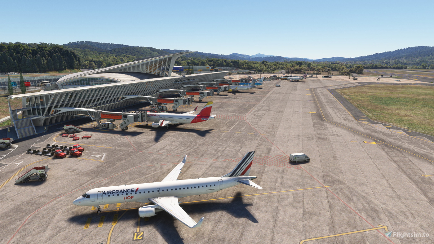 LEBB Bilbao - FSLTL Static Aircraft (Beautiful Model Of The World) for ...