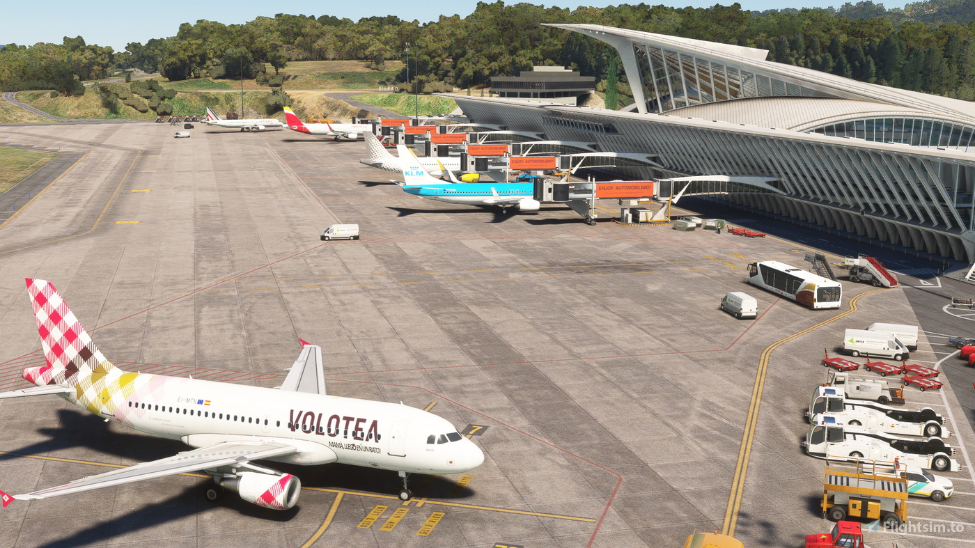 LEBB Bilbao - FSLTL Static Aircraft (Beautiful Model Of The World) для ...