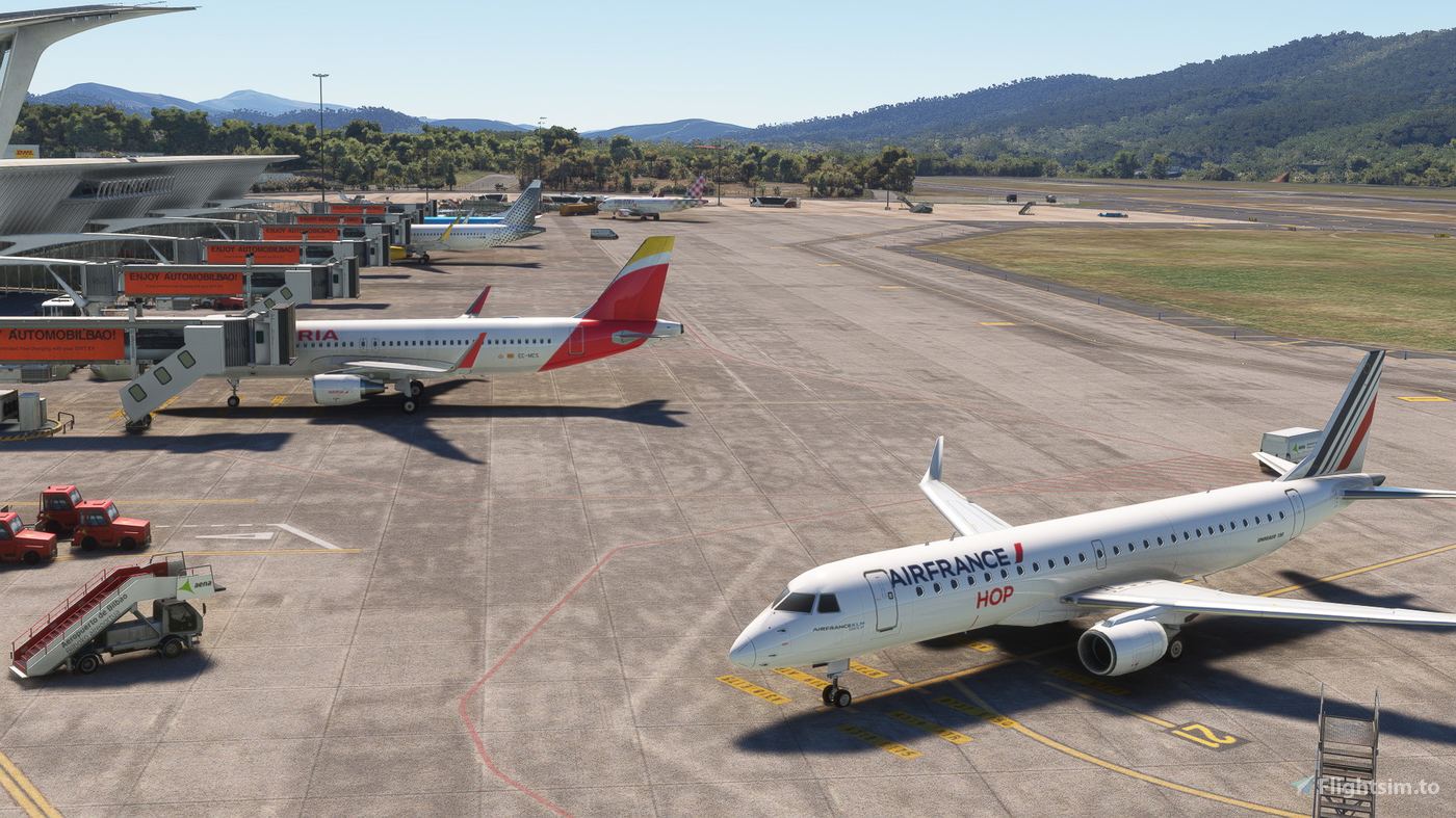 LEBB Bilbao - FSLTL Static Aircraft (Beautiful Model Of The World) for ...