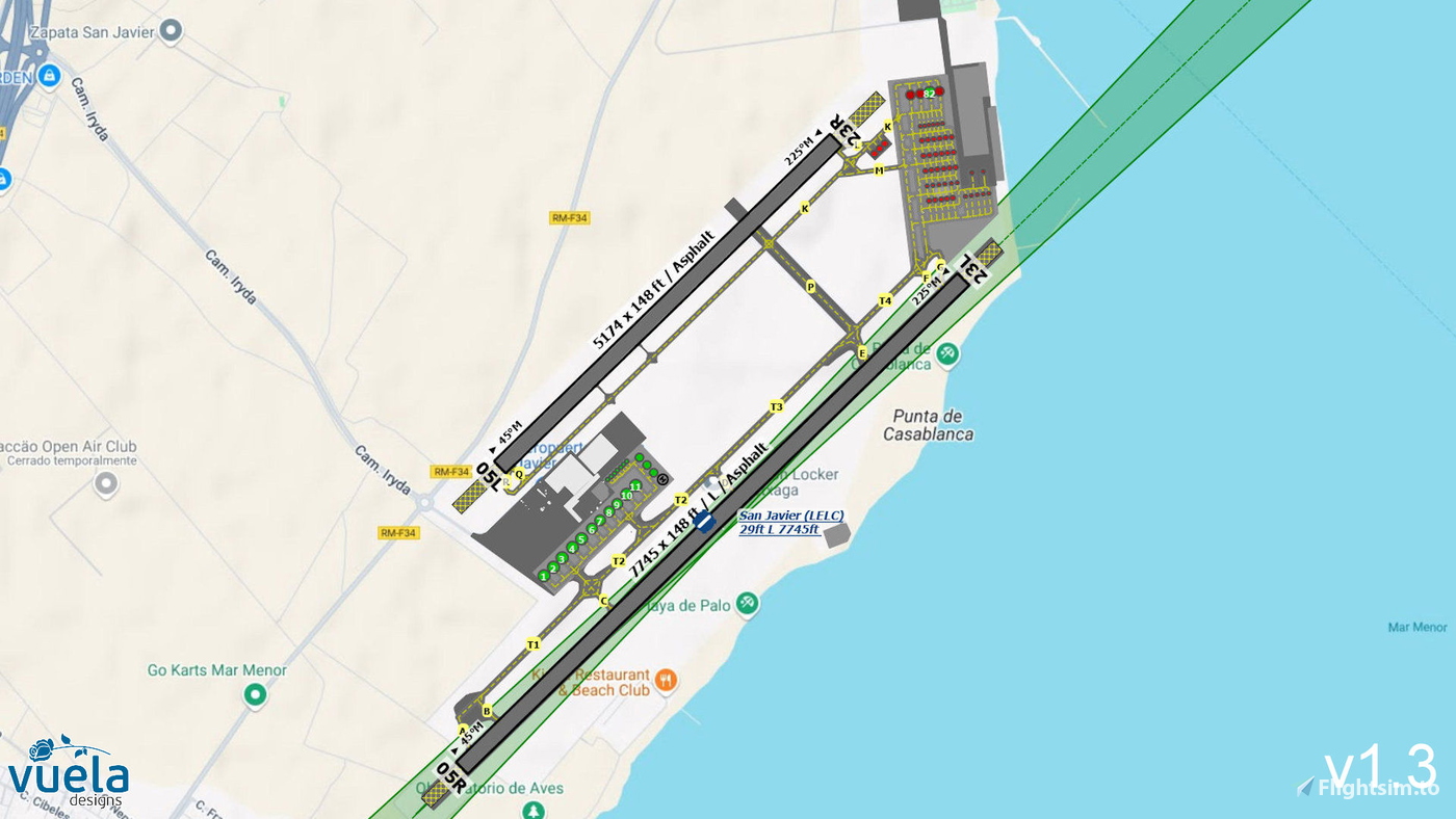 LELC - Aeropuerto + Base Aérea San Javier (Murcia, Spain) for Microsoft ...