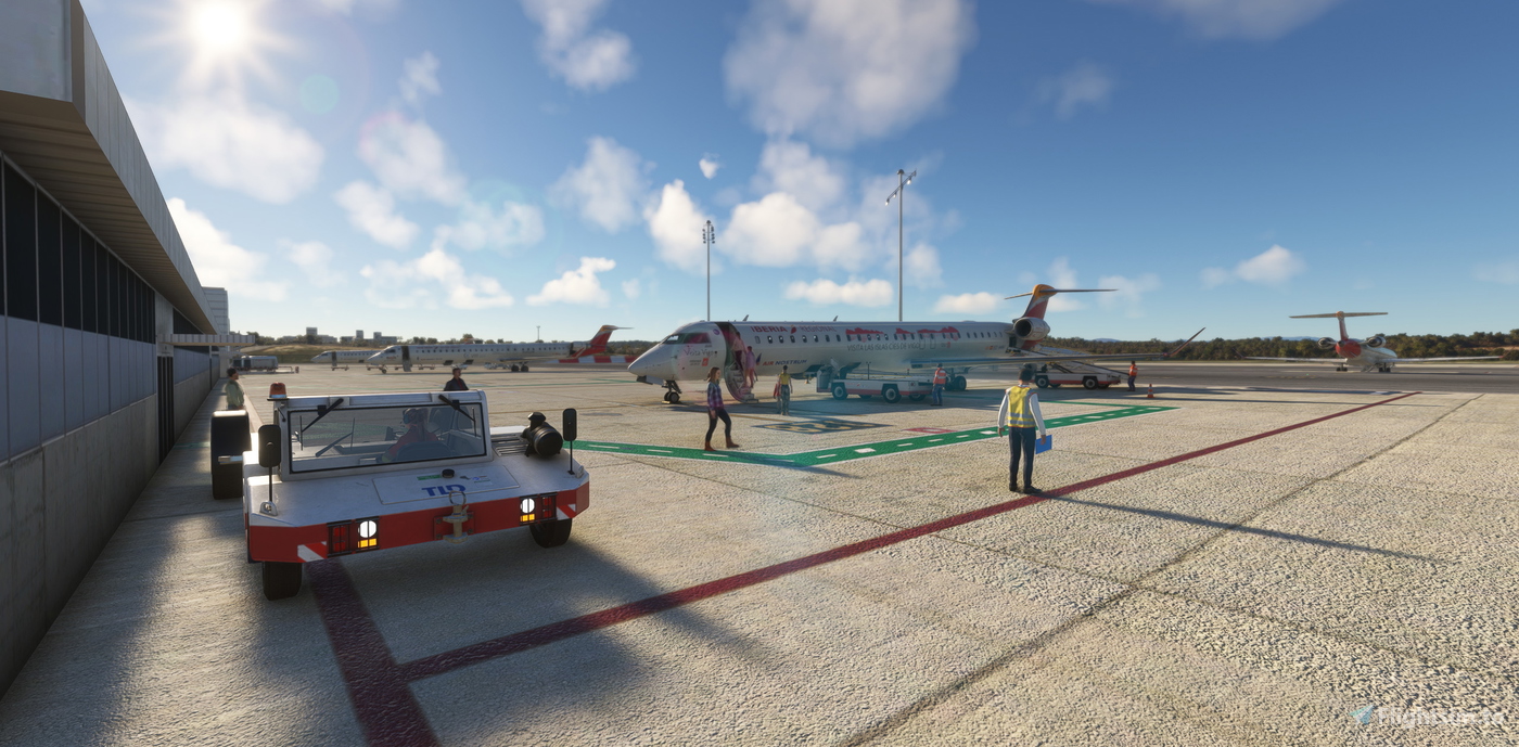 LEMD Madrid-Barajas Airport - FSLTL Static Aircraft for Microsoft ...