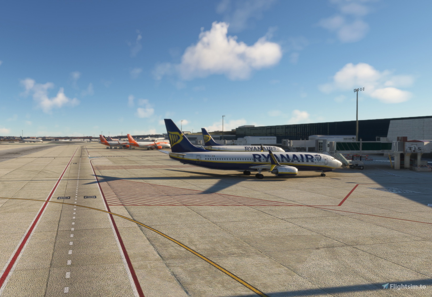 LEMD Madrid-Barajas Airport - FSLTL Static Aircraft for Microsoft ...