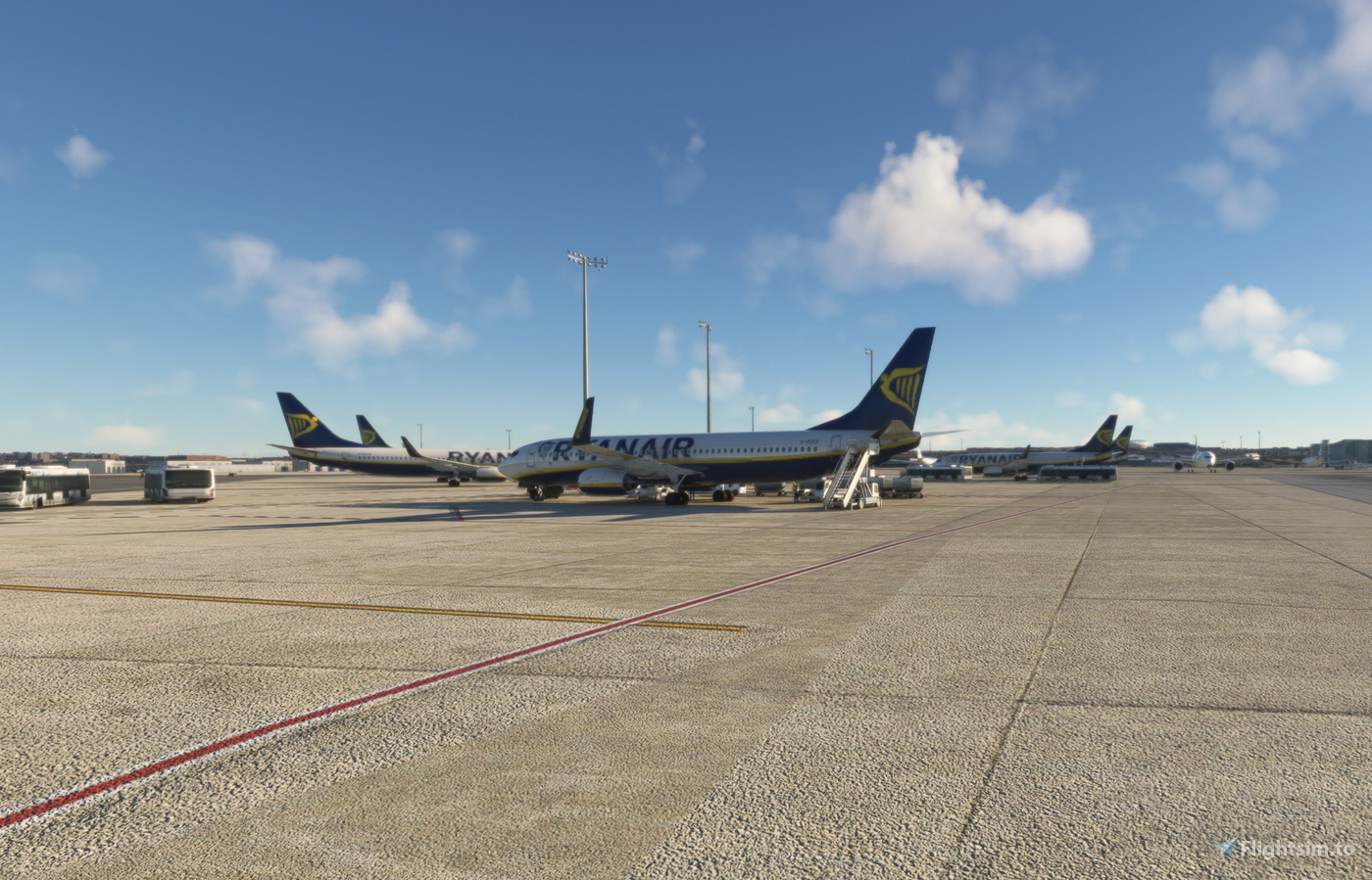 LEMD Madrid-Barajas Airport - FSLTL Static Aircraft for Microsoft ...