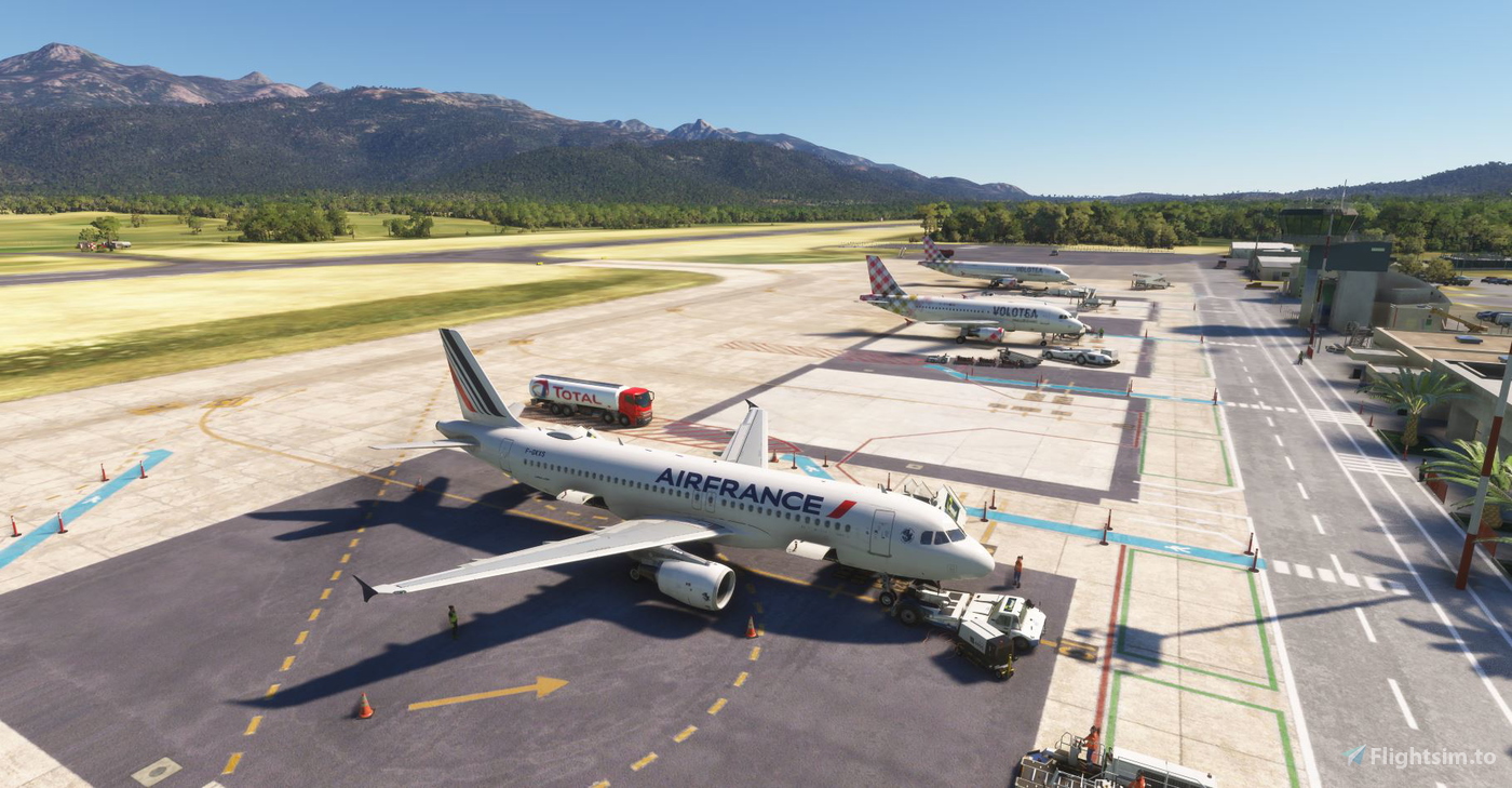 LFKF Figari–Sud Corse GSX Profile - BEAUTIFUL MODEL of the WORLD for ...