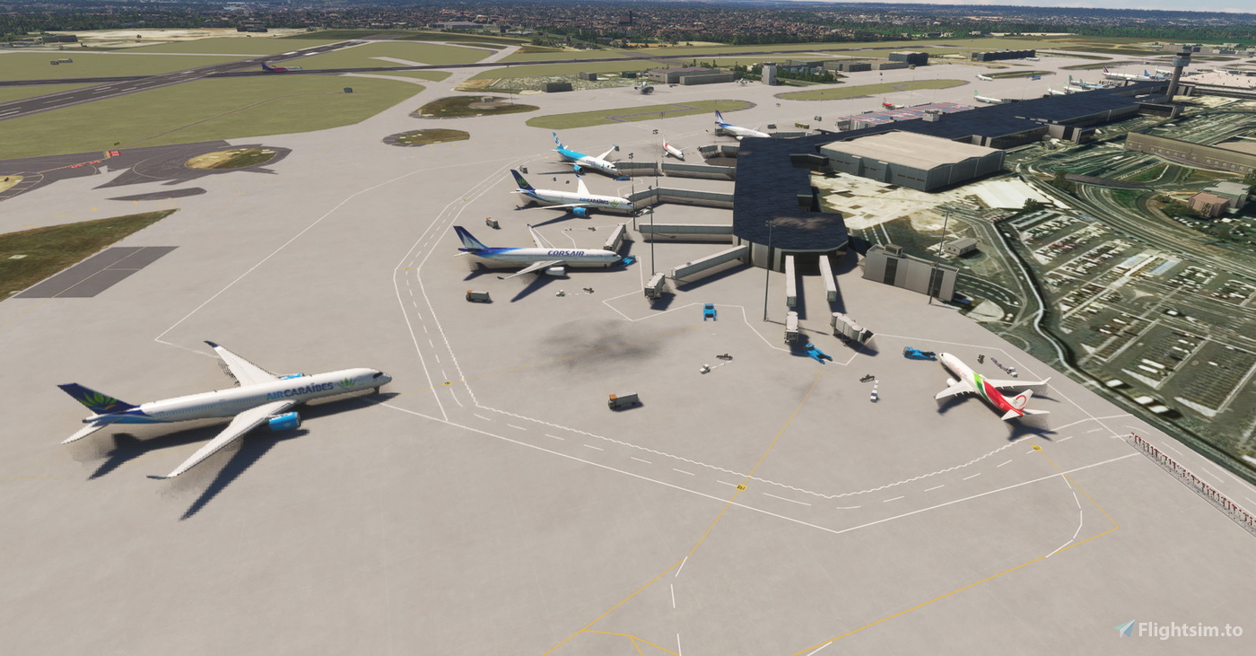 LFPO Paris-Orly Airport 2025 for Microsoft Flight Simulator | MSFS