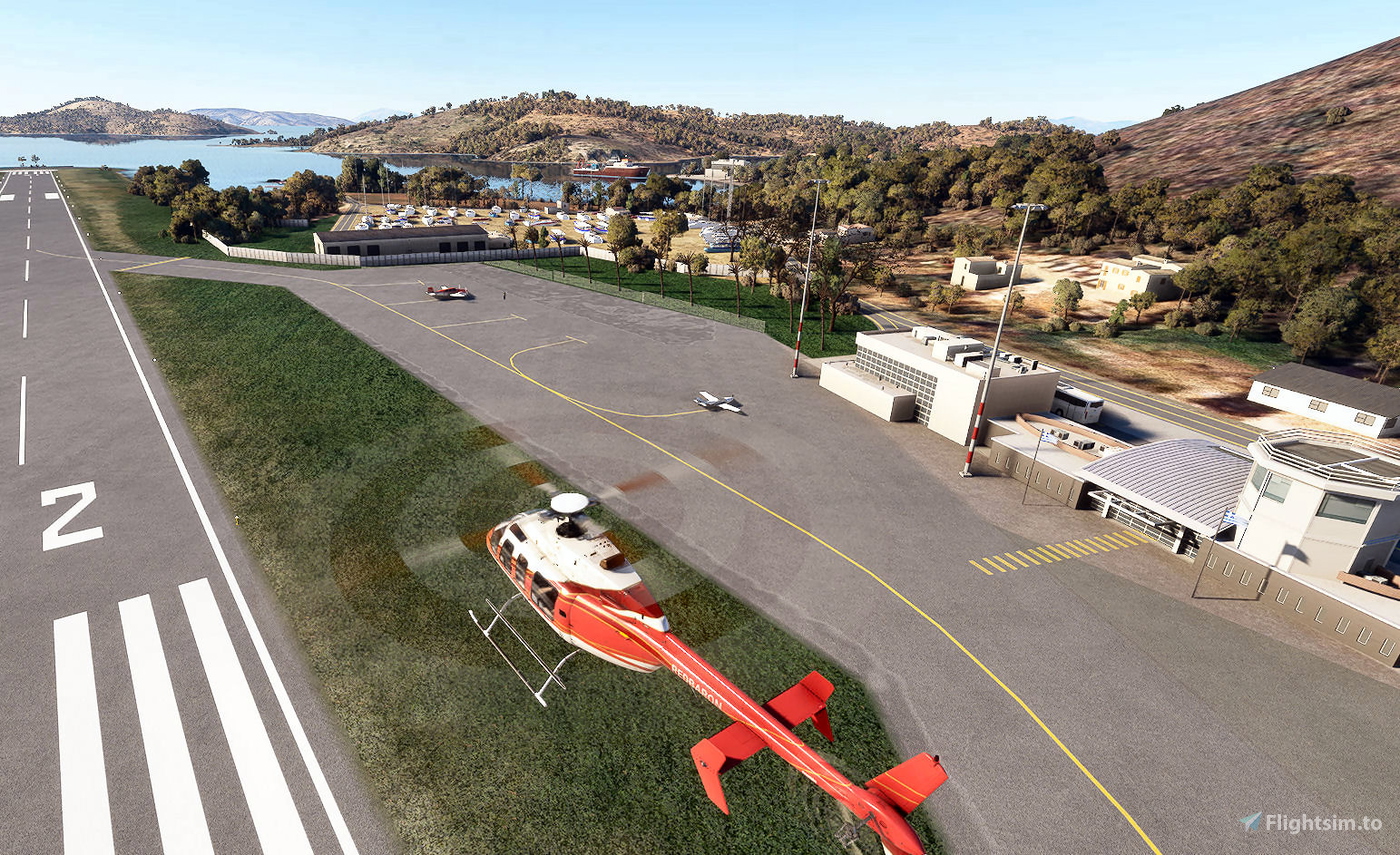 LGLE - Leros Municipal Airport Greece 对于 Microsoft Flight Simulator | MSFS