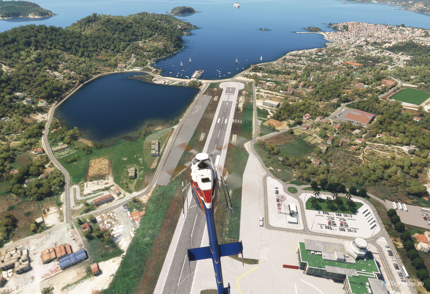LGSK - Skiathos Alexandros Papadiamantis International Airport ,Greece для Microsoft Flight ...