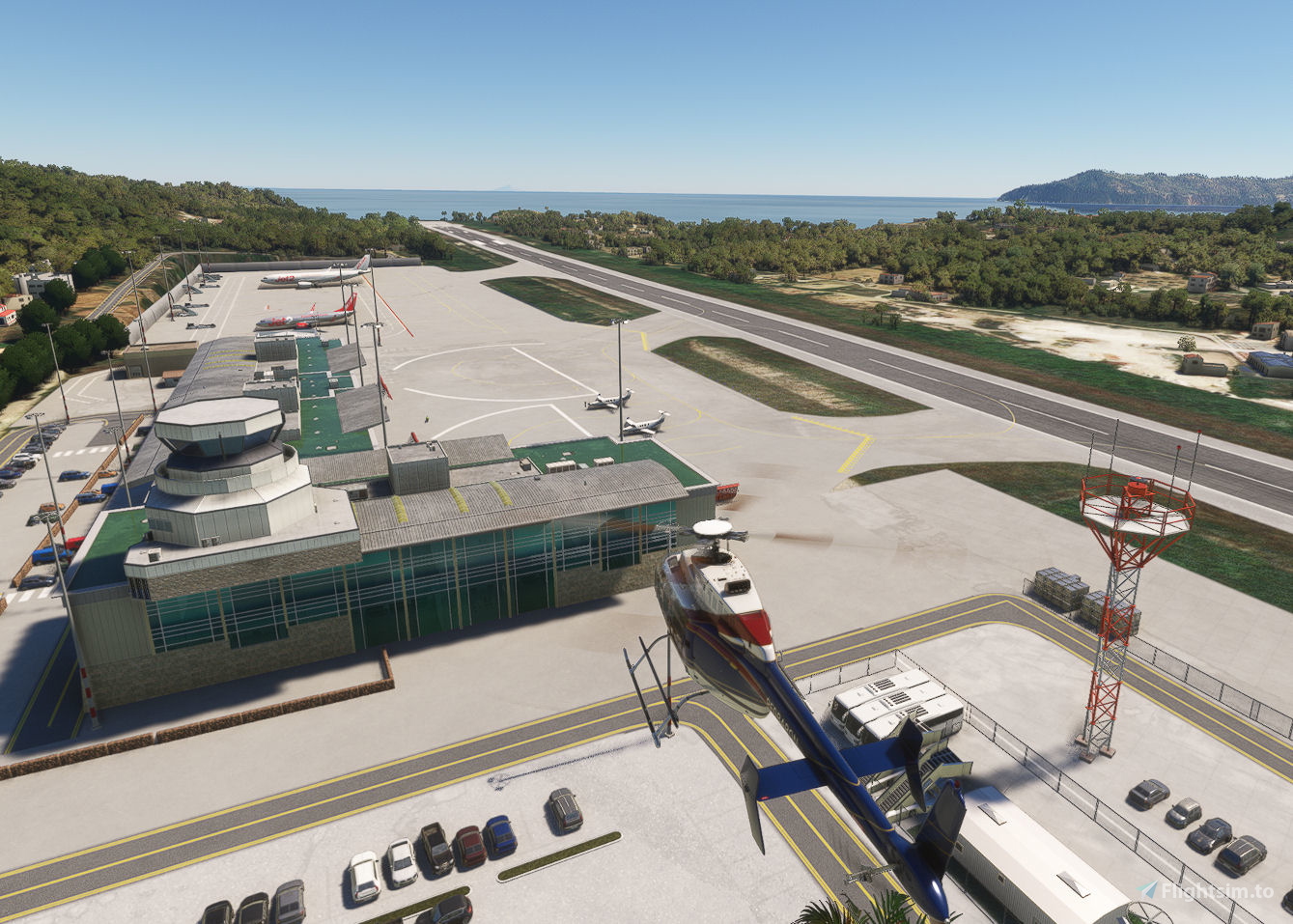 LGSK - Skiathos Alexandros Papadiamantis International Airport ,Greece for Microsoft Flight ...