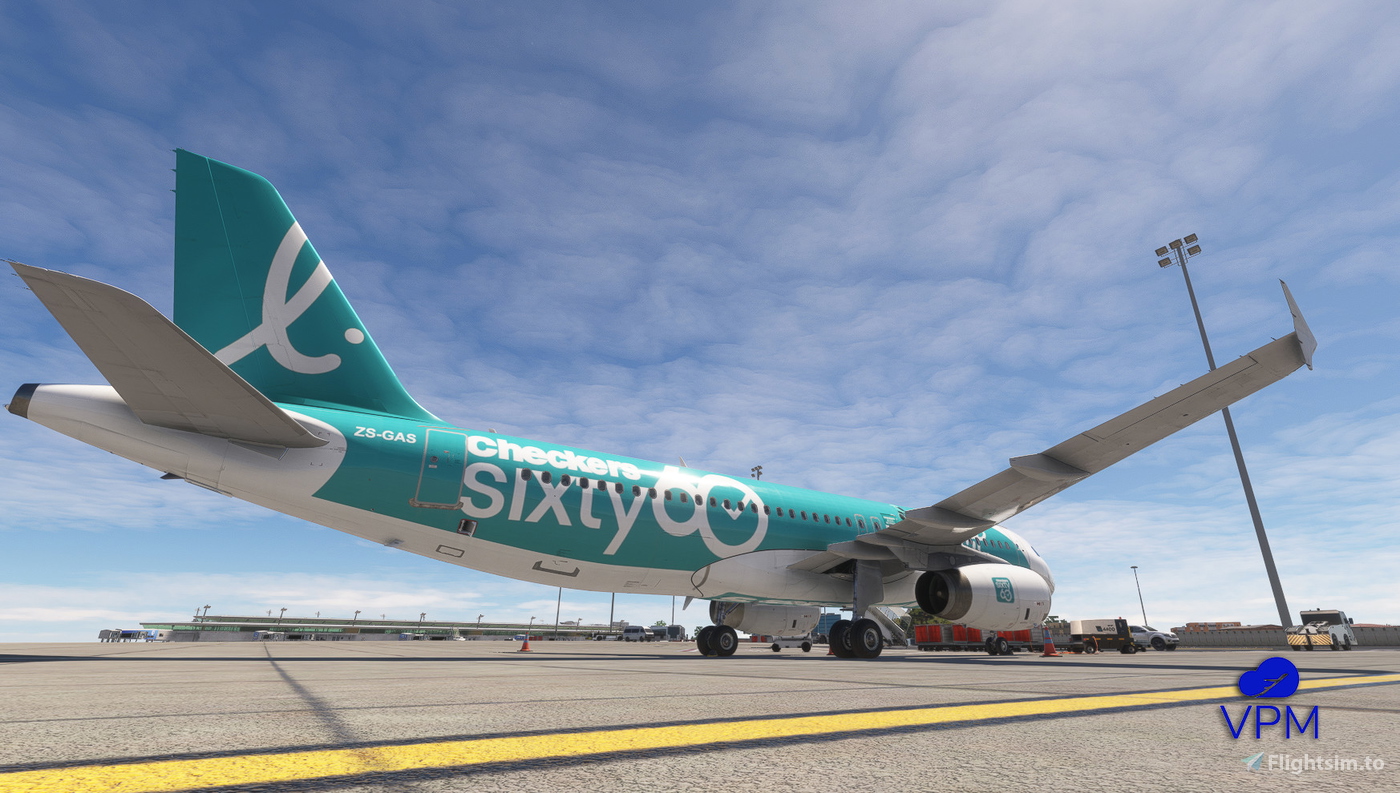 Lift South Africa | ZS-GAS | Checkers 60-60| Fenix A320 V2 IAE for ...