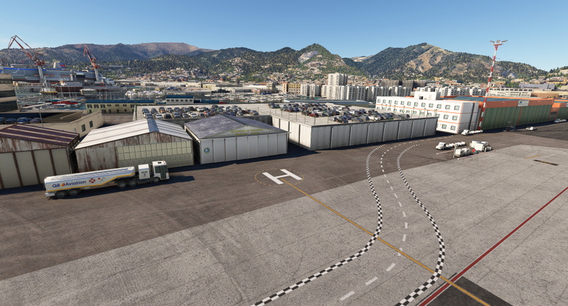 LIGJ - Starting Point Helipad of LIMJ for Microsoft Flight Simulator | MSFS
