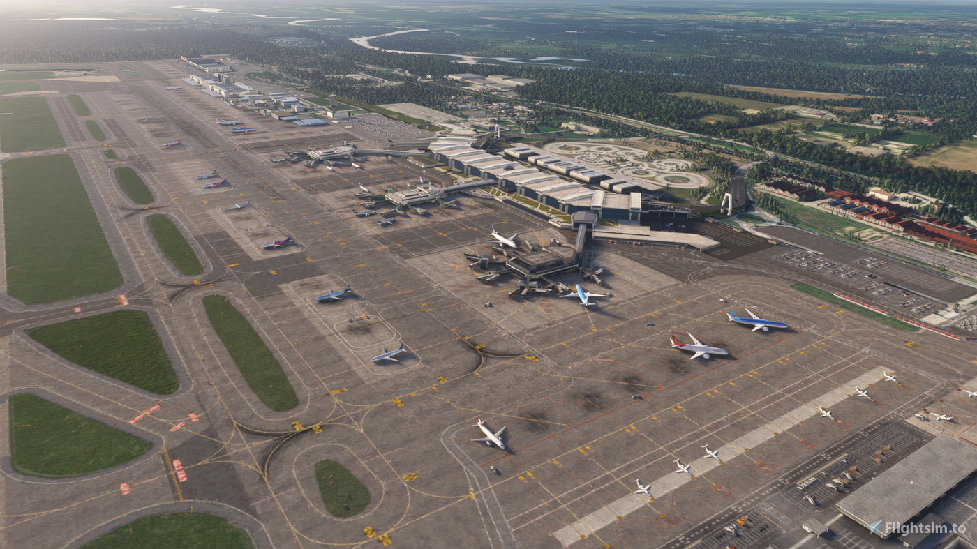 LIMC Milan FSLTL Static Aircraft for Microsoft Flight Simulator | MSFS