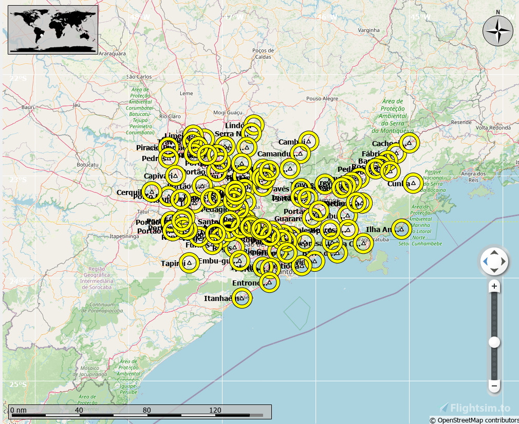 Little Navmap - REA São Paulo (Rotas Especiais de Aeronaves) para ...