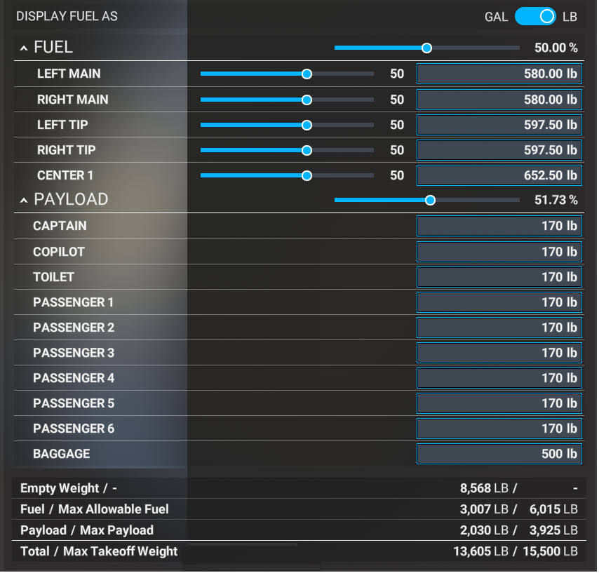 Little Navmap Aircraft Performance for Xtreme Prototypes Learjet 25D ...