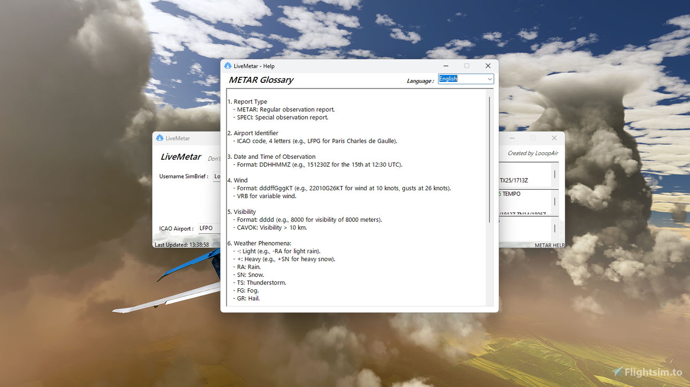 LiveMetar for Microsoft Flight Simulator | MSFS