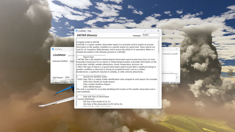 LiveMetar for Microsoft Flight Simulator | MSFS