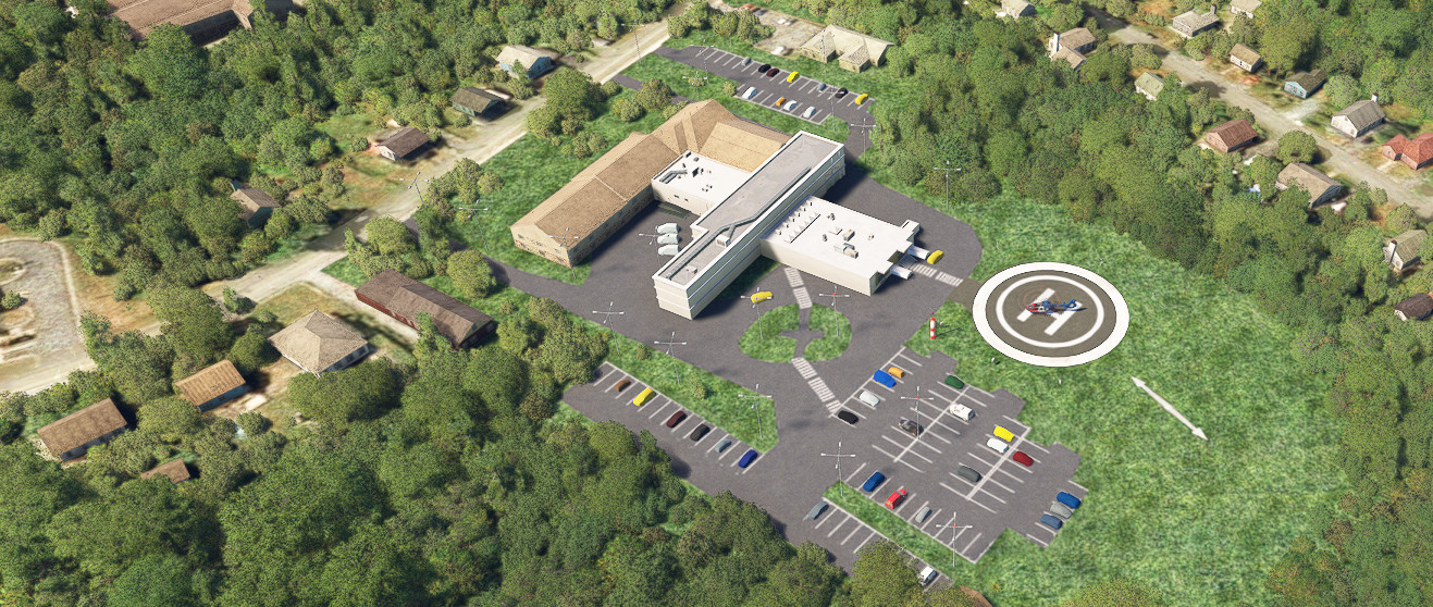 Liverpool Queen General Hospital Helipad, Liverpool, Nova Scotia ...