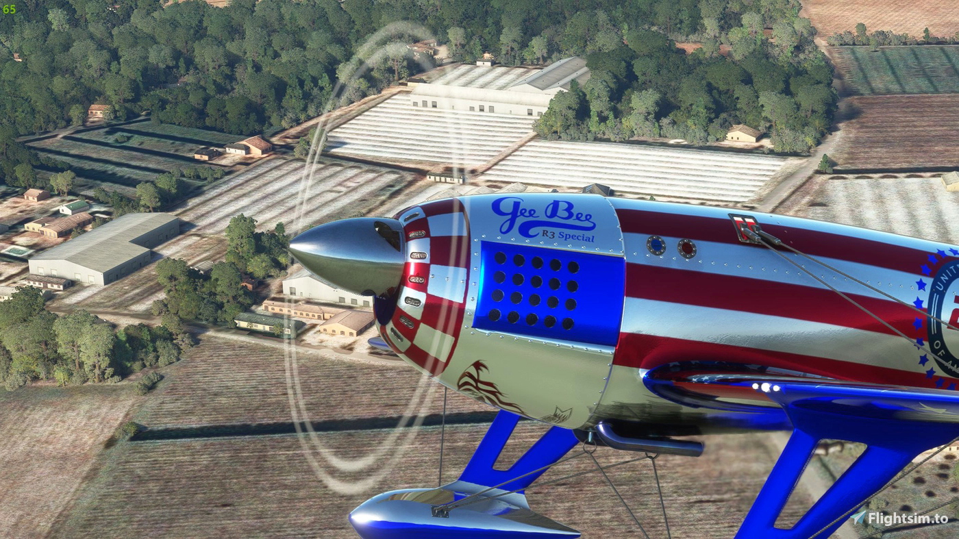 Livery Gee Bee R3 special - USA Team - by Newdeclic for Microsoft ...