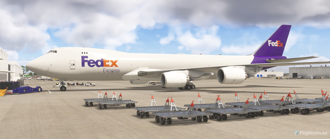 Livery Asoba B747 Freighter - FedEx (fictional) for Microsoft Flight ...