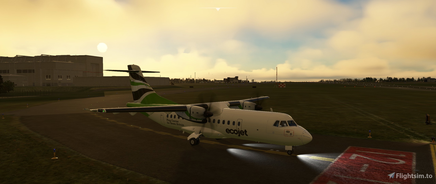 Livery ATR42-600 Ecojet ( FS2020 / MSFS2024 ) for Microsoft Flight ...