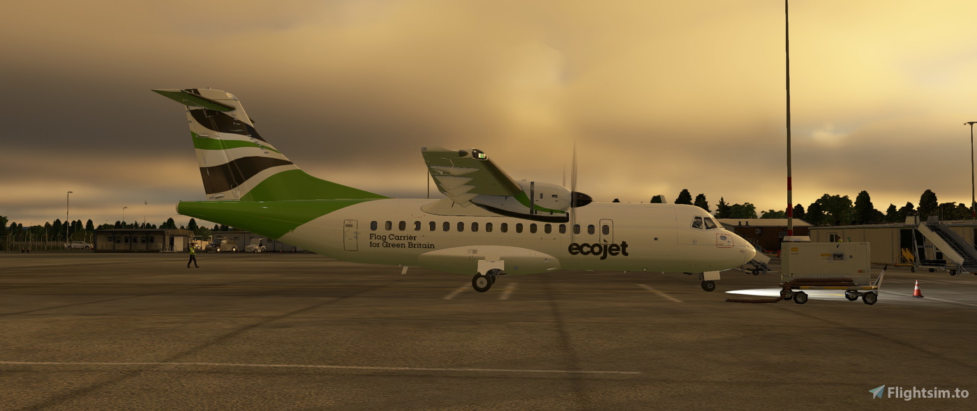 Livery ATR42-600 Ecojet ( FS2020 / MSFS2024 ) for Microsoft Flight ...