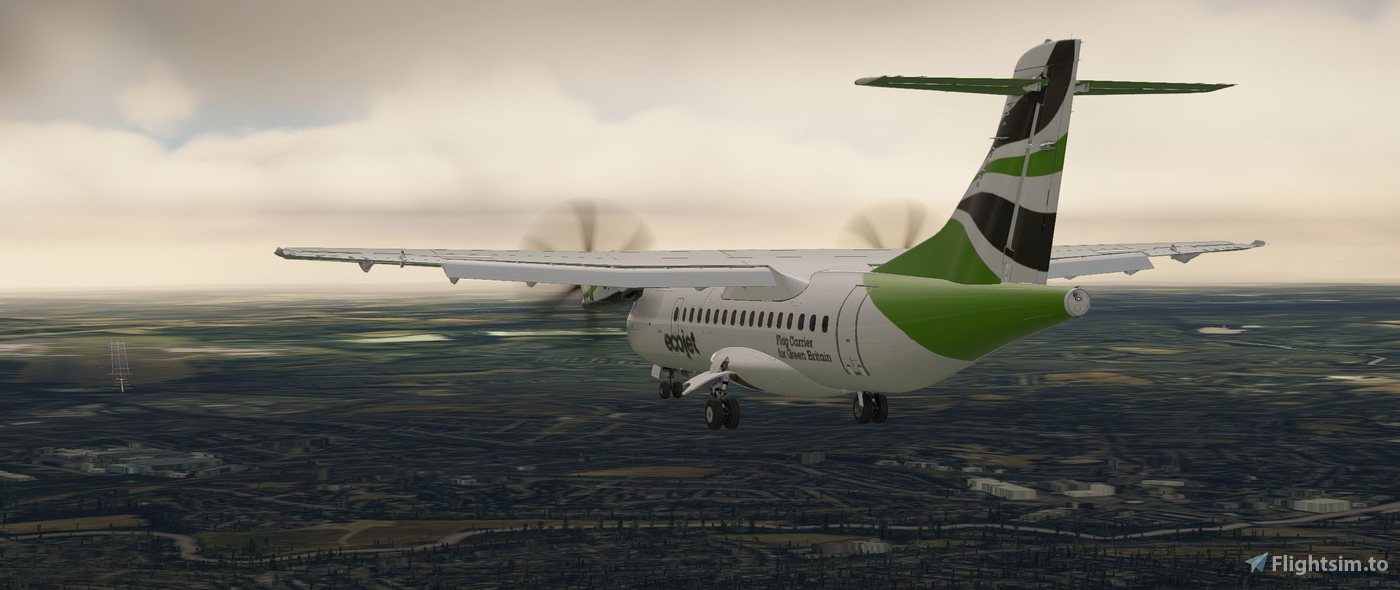 Livery ATR42-600 Ecojet ( FS2020 / MSFS2024 ) for Microsoft Flight ...