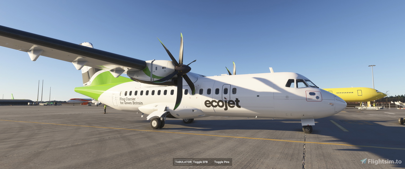 Livery ATR42-600 Ecojet ( FS2020 / MSFS2024 ) for Microsoft Flight ...