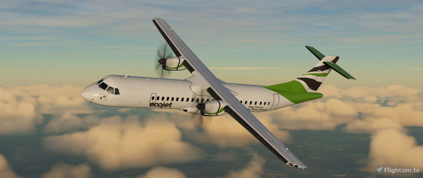 Livery ATR72-600 Ecojet ( FS2020 / MSFS2024 ) for Microsoft Flight ...