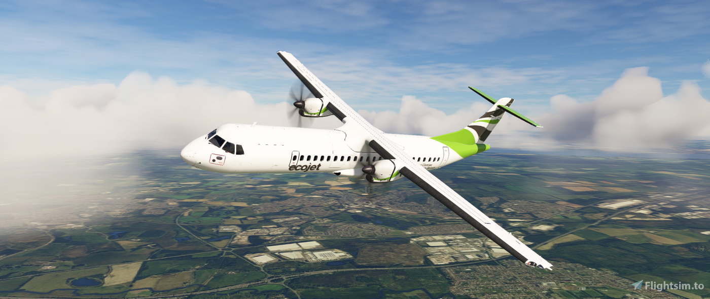 Livery ATR72-600 Ecojet ( FS2020 / MSFS2024 ) for Microsoft Flight ...