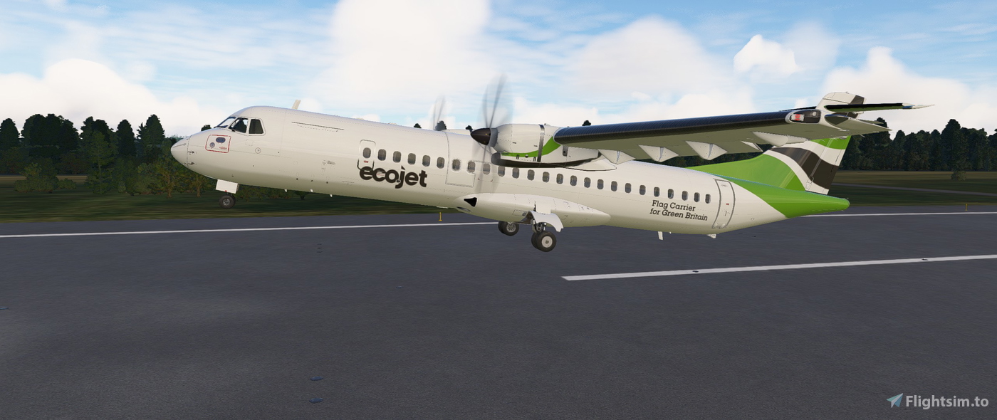 Livery ATR72-600 Ecojet ( FS2020 / MSFS2024 ) for Microsoft Flight ...