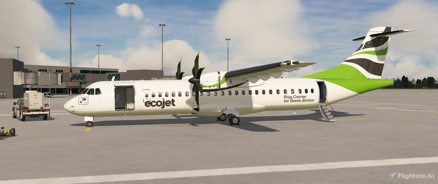 Livery ATR72-600 Ecojet ( FS2020 / MSFS2024 ) for Microsoft Flight ...