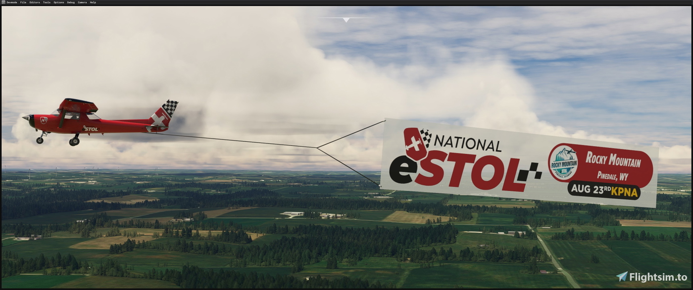 Livery Bagolu Cessna 152 Banner Tow - National eSTOL for Microsoft ...