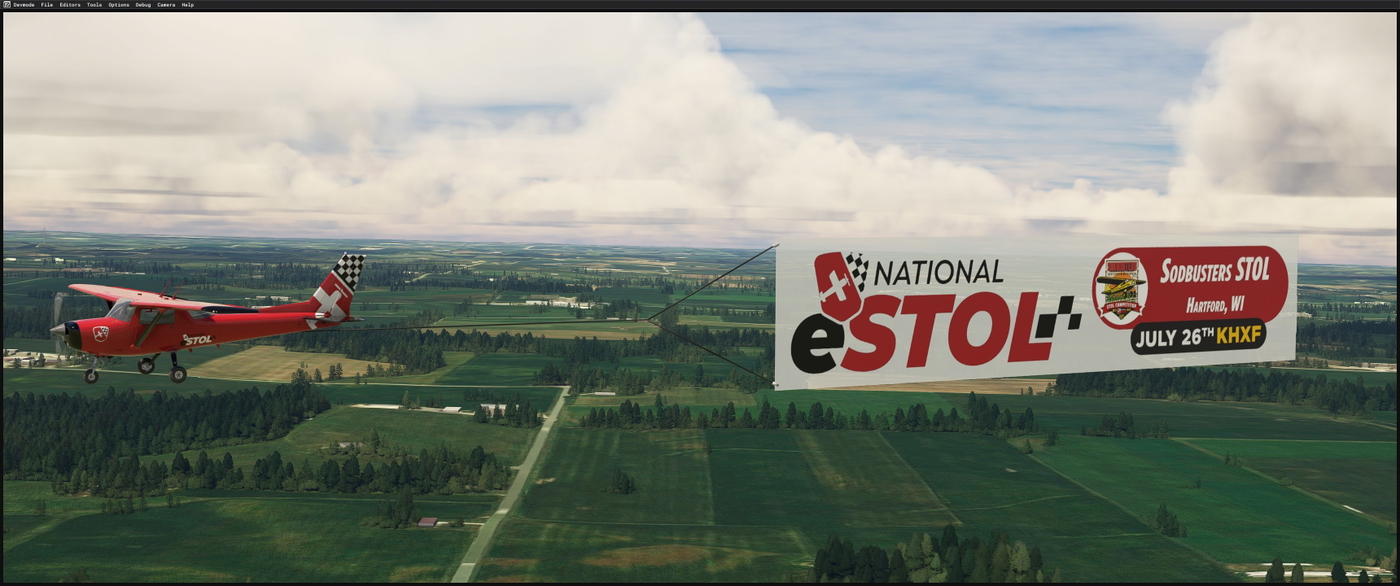 Livery Bagolu Cessna 152 Banner Tow - National eSTOL for Microsoft ...