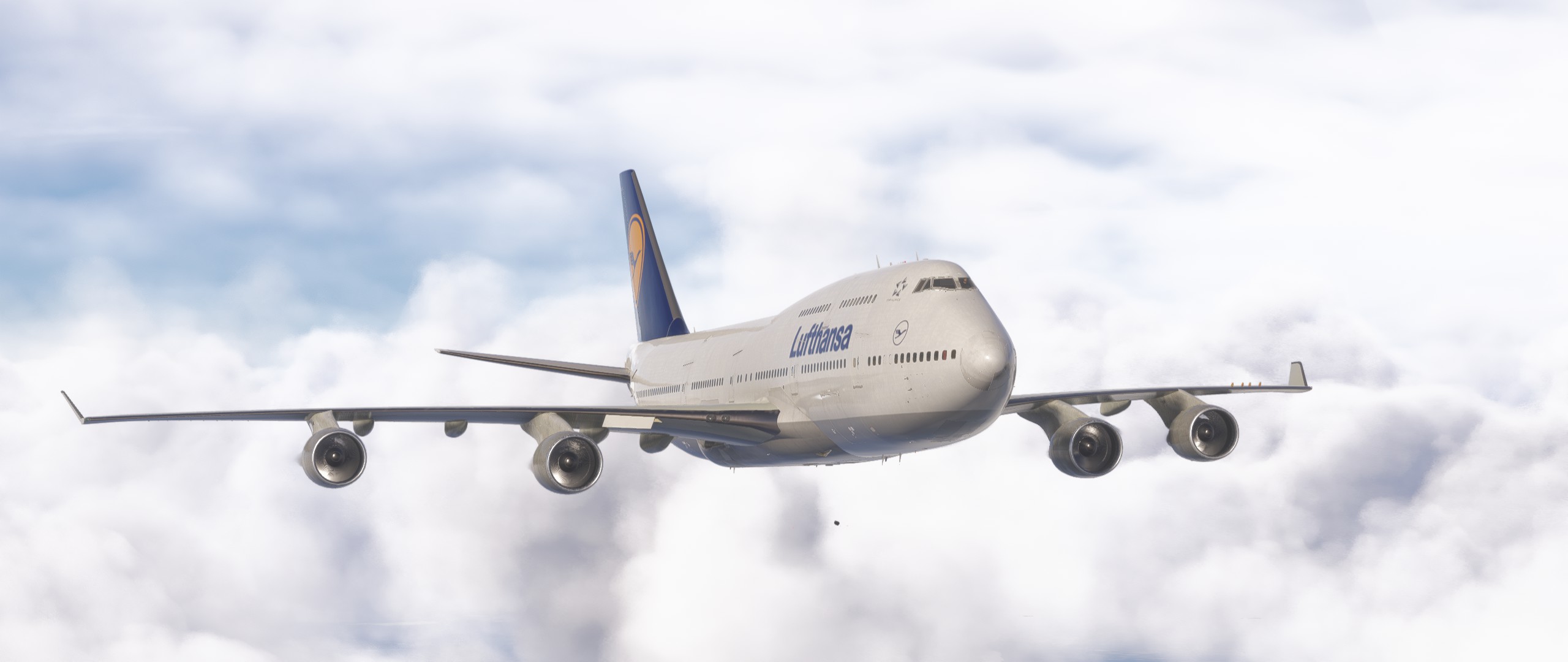Livery Boeing 747-400 - Lufthansa Old (Fake PAX Retexture) - MSFS Add ...