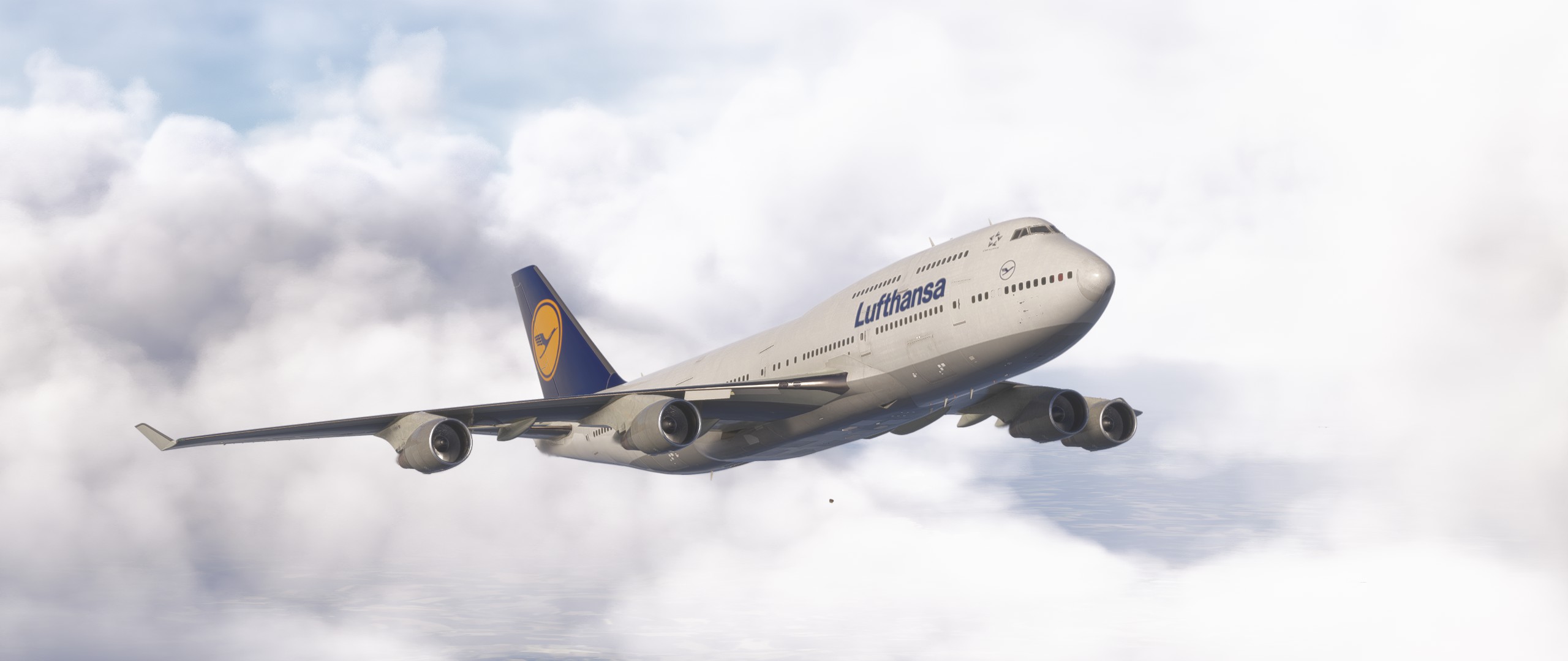 Livery Boeing 747-400 - Lufthansa Old (Fake PAX Retexture) - MSFS Add ...