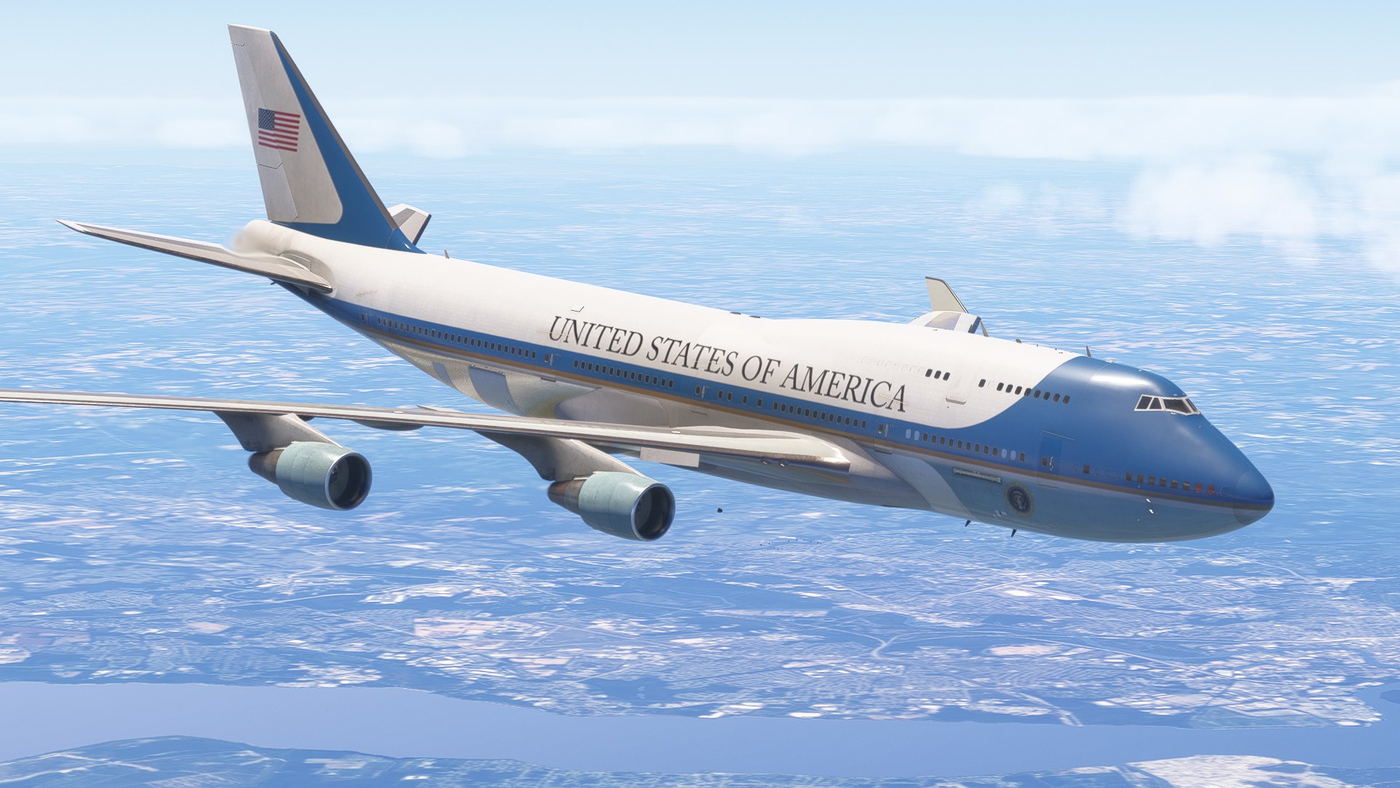Flightsim.to - Activities - Update - Livery Boeing 747-400 - Air Force ...