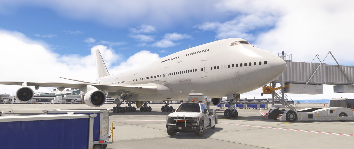 Livery Boeing 747-400 - White Body (Fake PAX Retexture) voor Microsoft ...