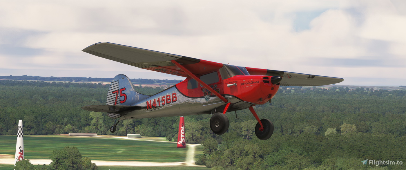 Livery Carenado C-170B - eSTOL RedBaron pour Microsoft Flight Simulator ...