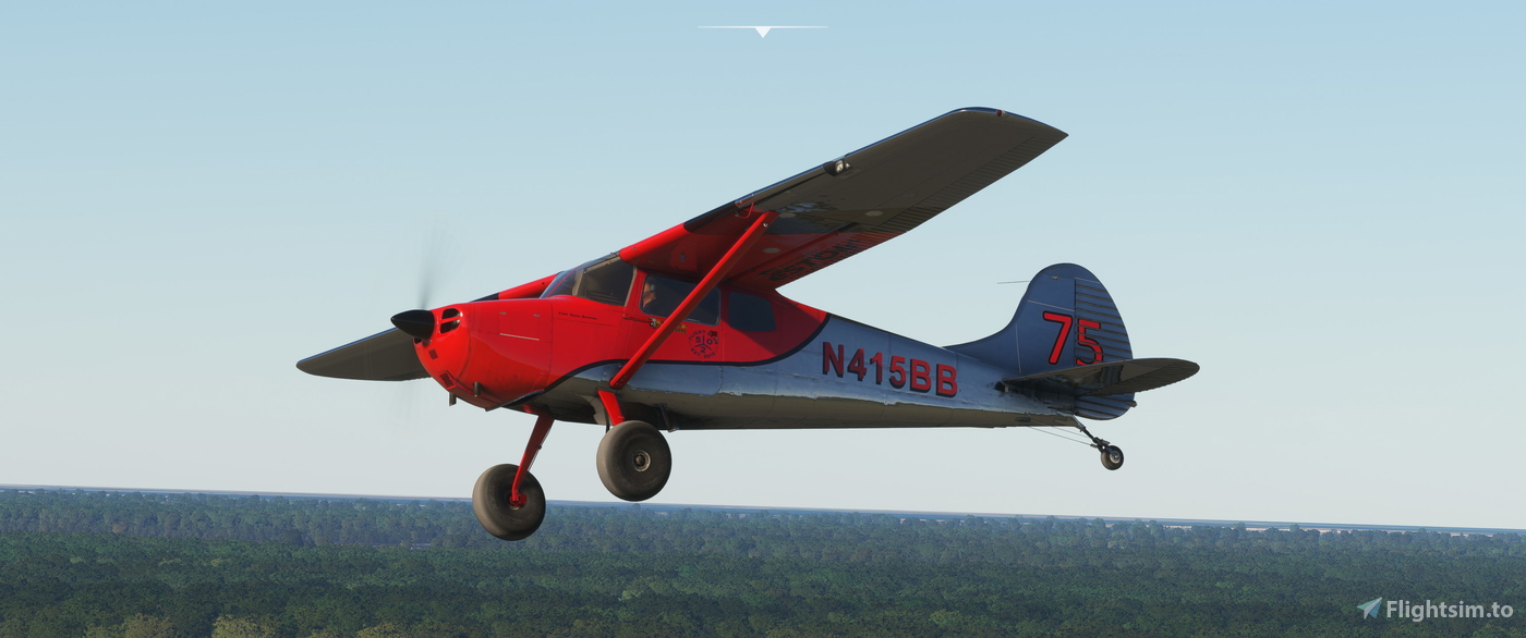 Livery Carenado C-170B - eSTOL RedBaron für Microsoft Flight Simulator ...
