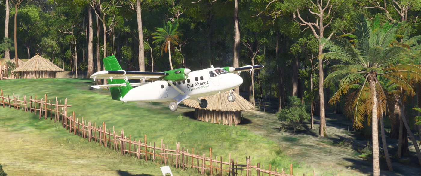 Livery DHC6-300 Twin Otter - SusAir для Microsoft Flight Simulator | MSFS