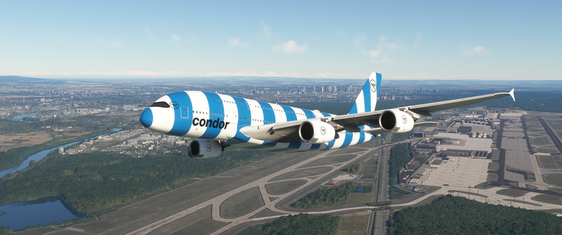 Livery FlyByWire A380 - Condor (fictional, 4K, 5 Colors) für Microsoft ...