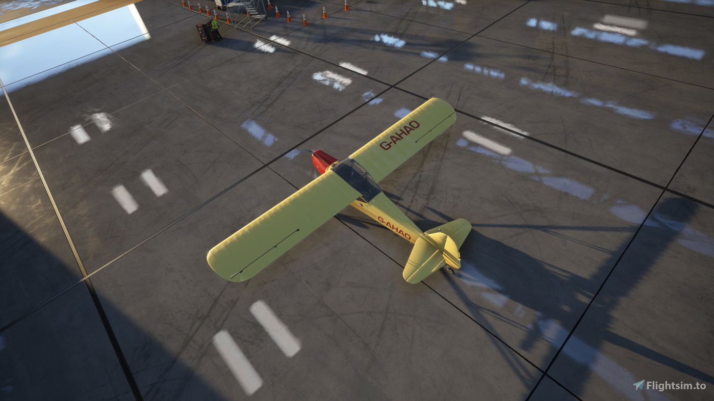 Auster J1 Autocrat Livery similar to the private owned G-AHAO aircraft for Microsoft Flight ...